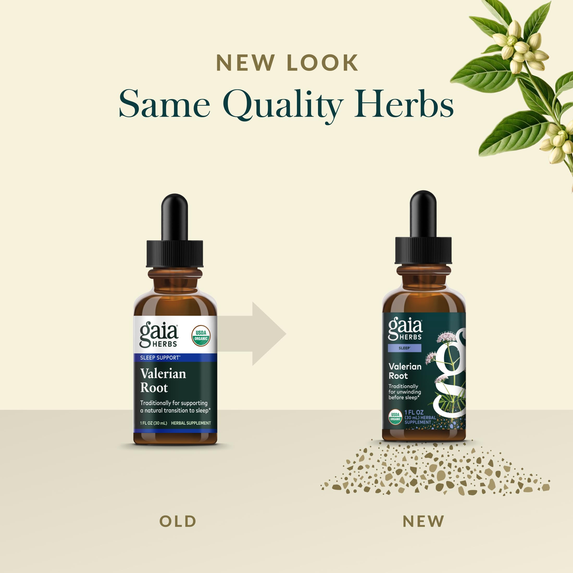 herbal stress support with valerian