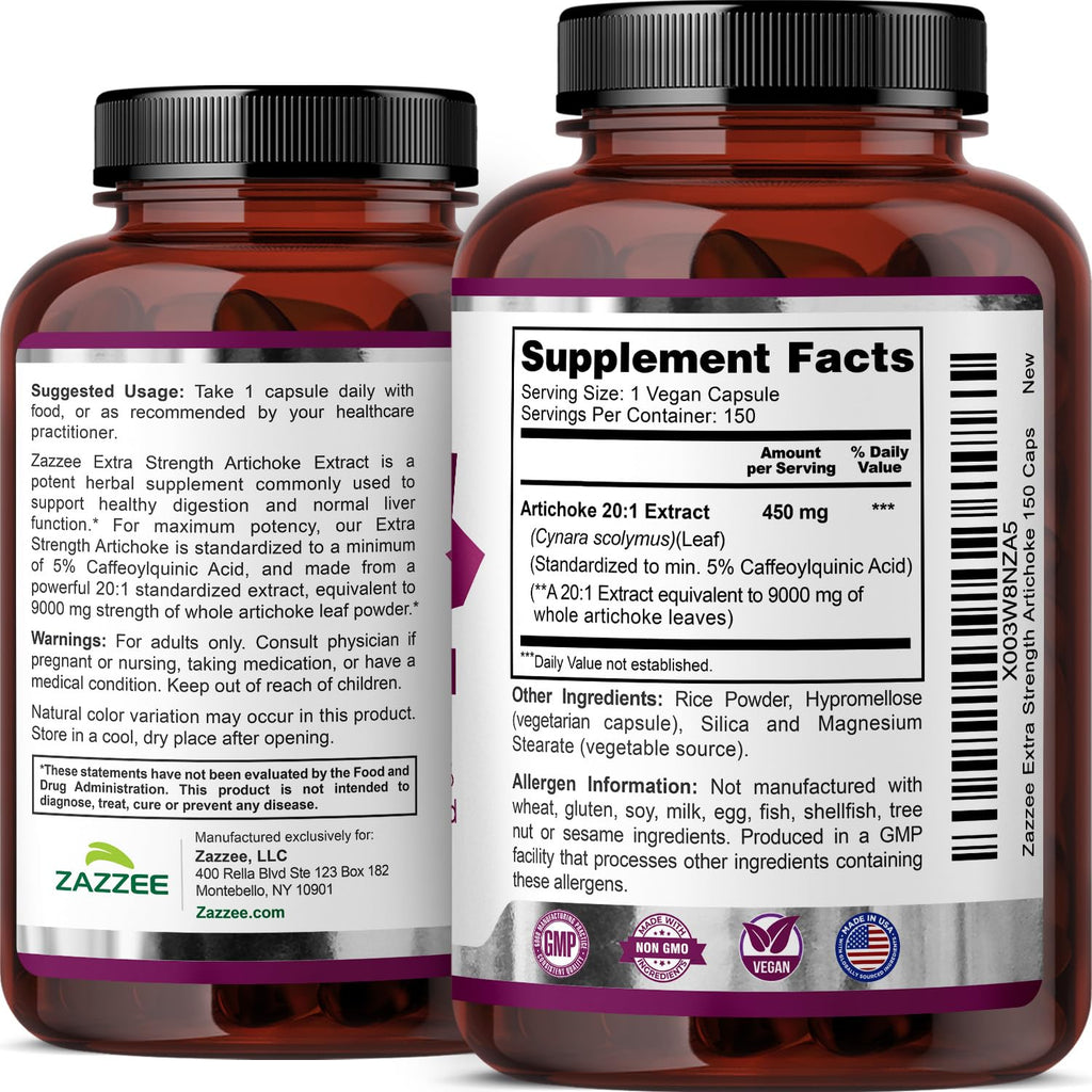 herbal supplement artichoke for detox
