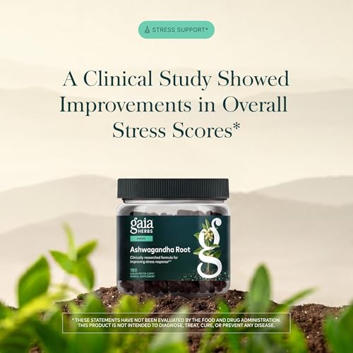 Herbal supplement ashwagandha for stress relief
