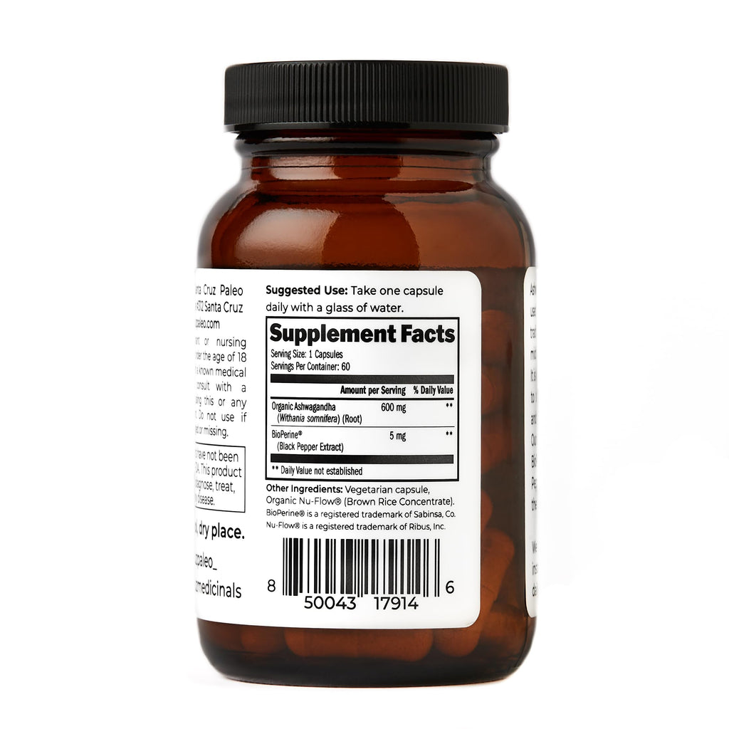 Herbal supplement ashwagandha for vitality