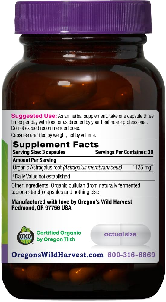 herbal supplement astragalus for vitality