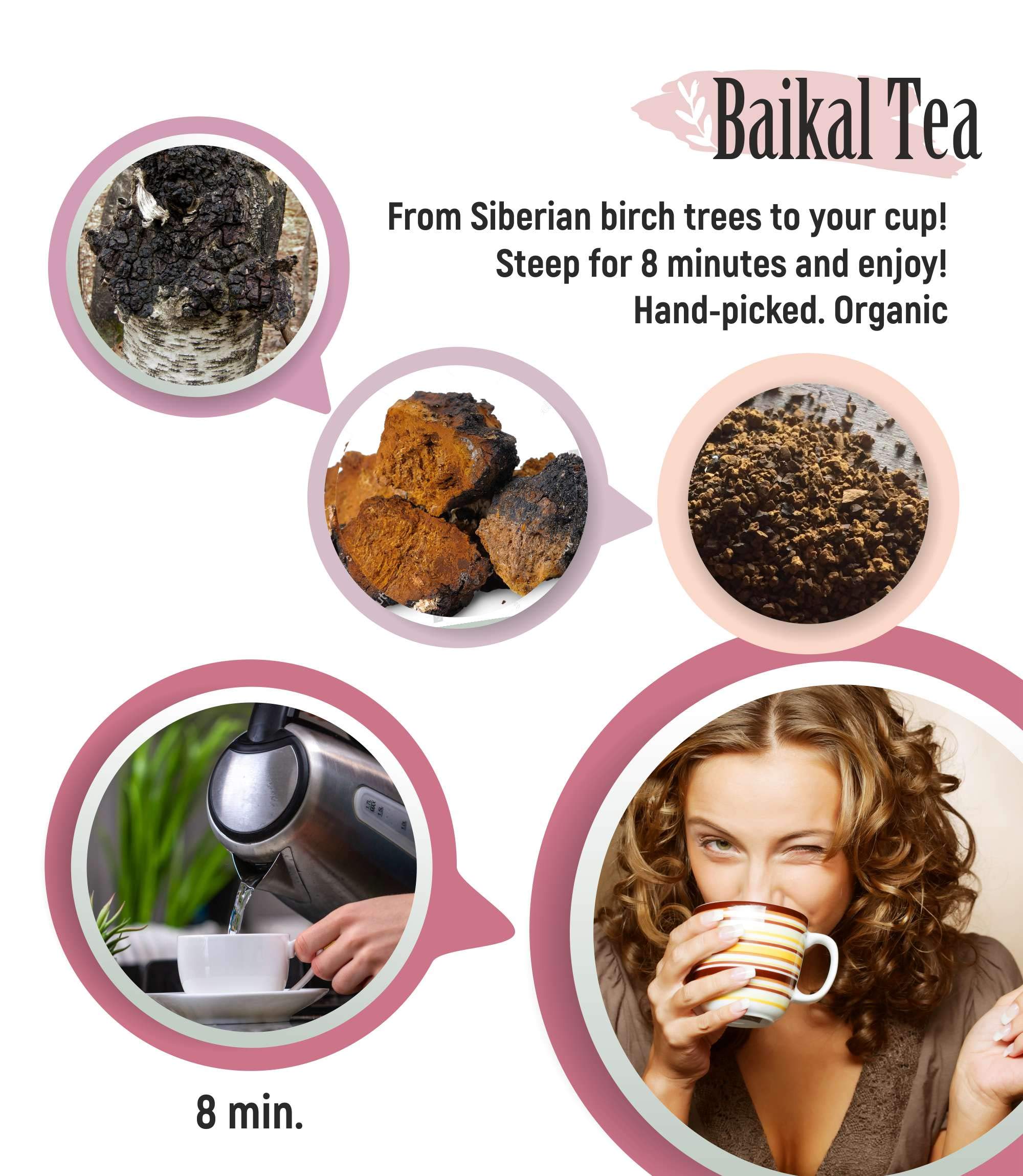herbal supplement chaga tea bags