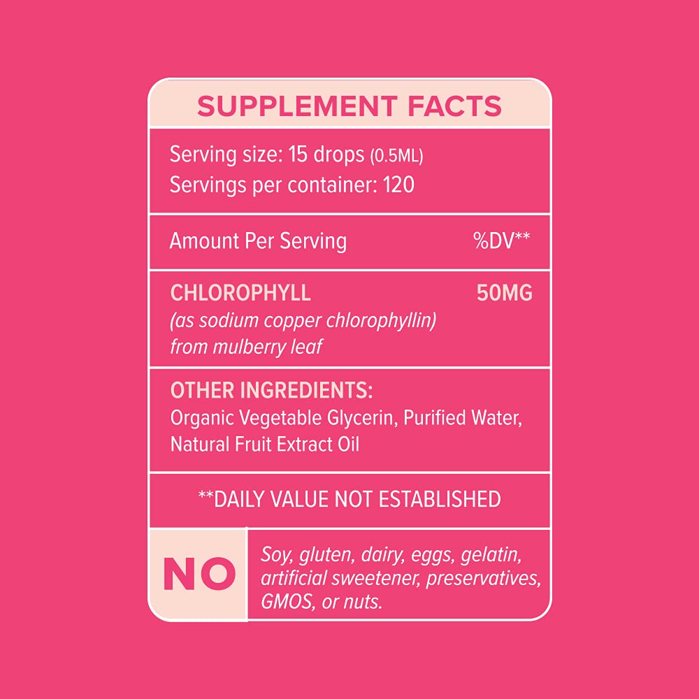 herbal supplement chlorophyll for energy boost