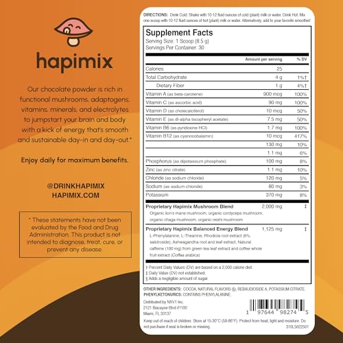 herbal supplement cocoa for vitality