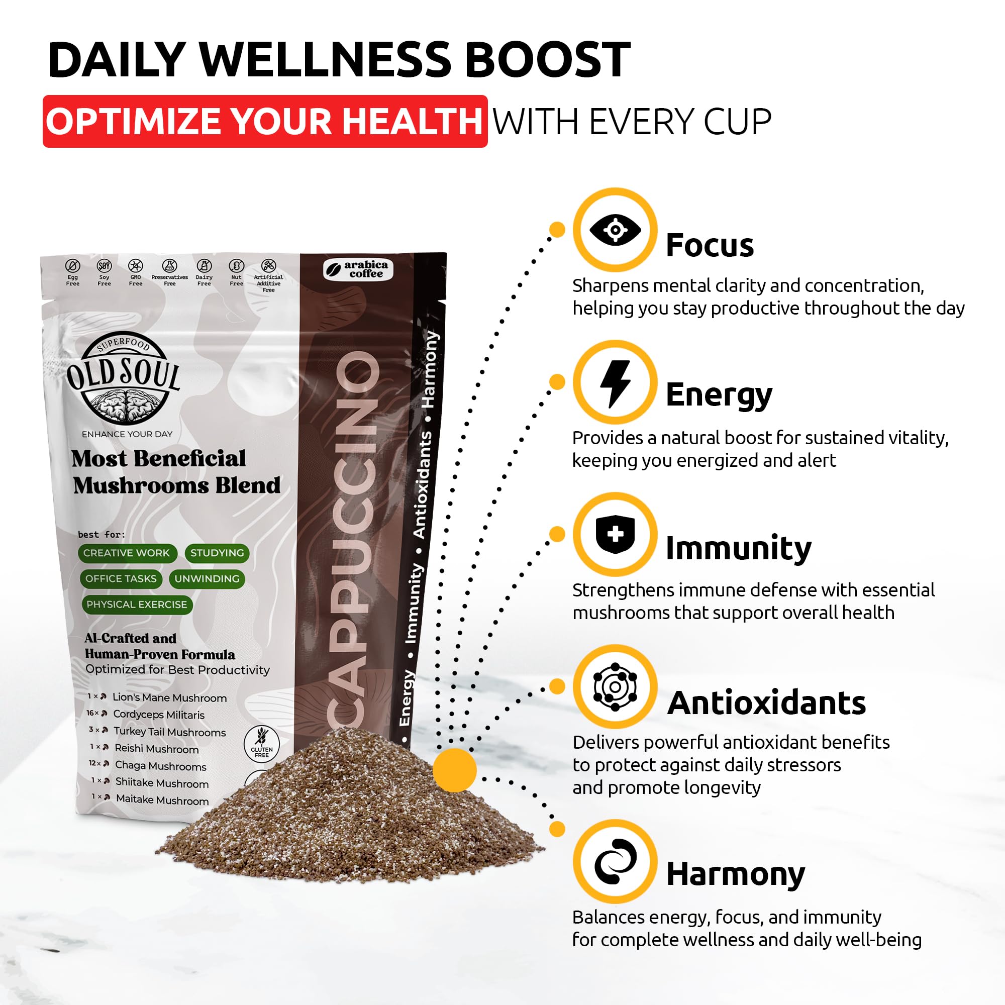 herbal supplement coffee for vitality