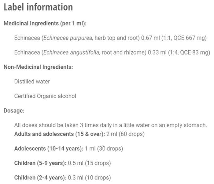 herbal supplement echinacea benefits