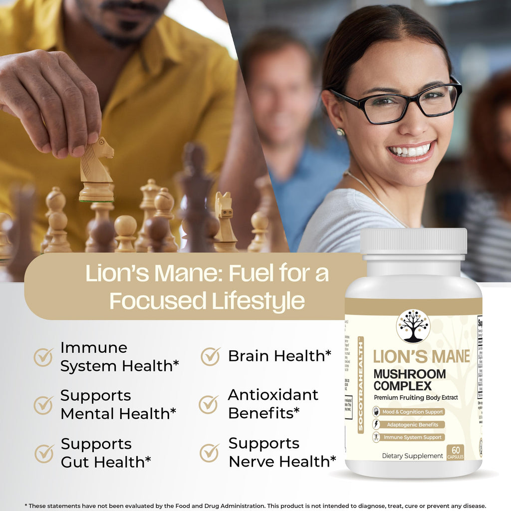 herbal supplement featuring chaga mushrooms