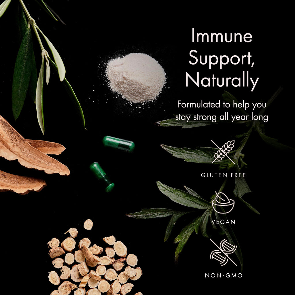 herbal supplement featuring elderberry extract