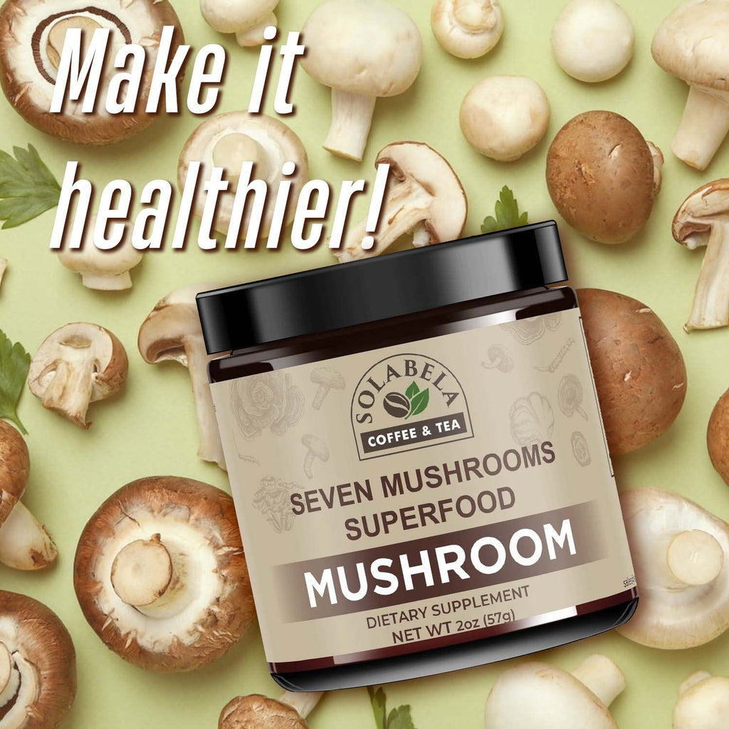 herbal supplement featuring multiple mushrooms