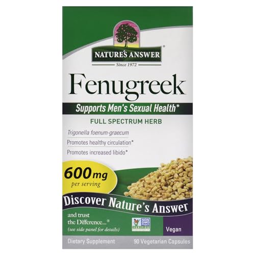 herbal supplement fenugreek seed capsules