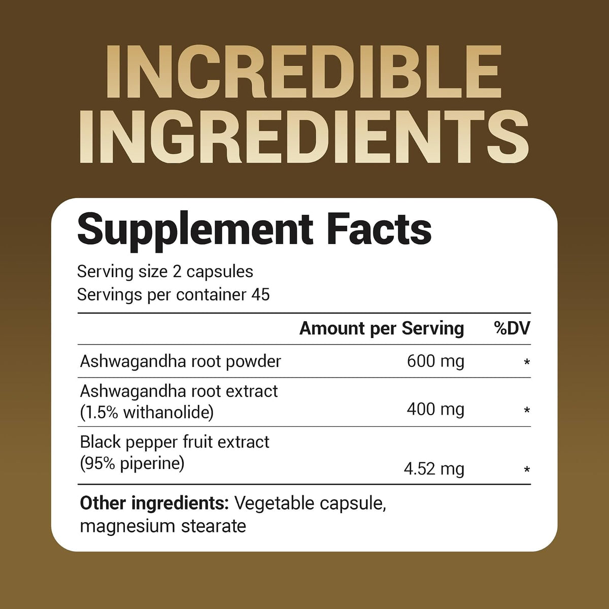 Herbal supplement for anxiety and mood support