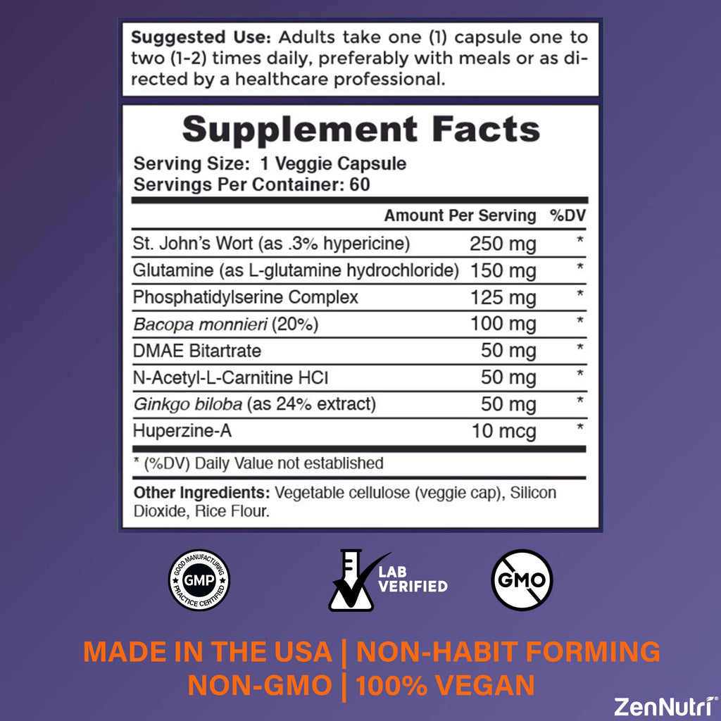 Herbal supplement for brain health