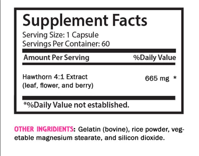 herbal supplement for cardiovascular support