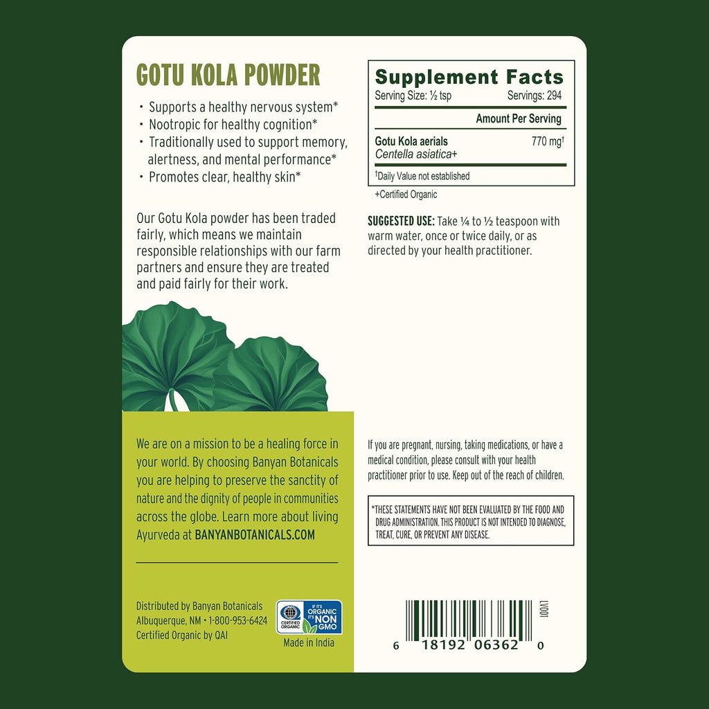 Herbal supplement for cognitive support