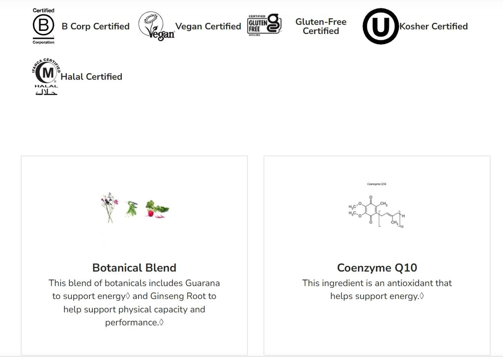 Herbal supplement for daily vitality