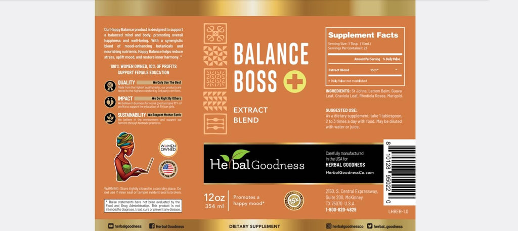Herbal supplement for emotional balance