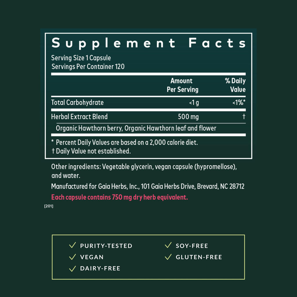 Herbal supplement for healthy circulation