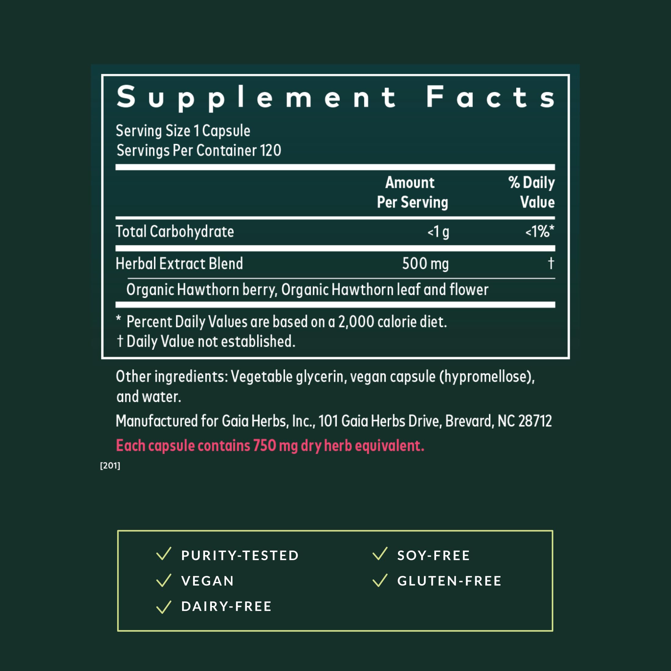 Herbal supplement for healthy circulation