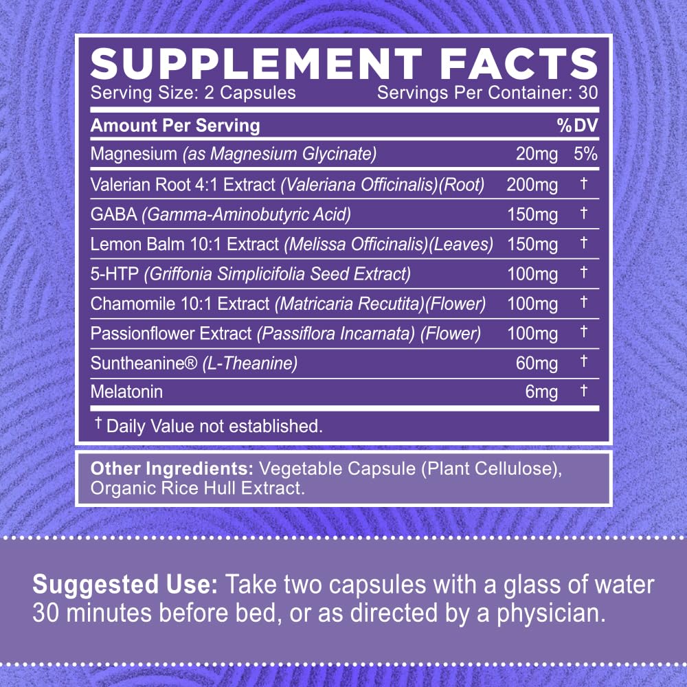 herbal supplement for healthy sleep