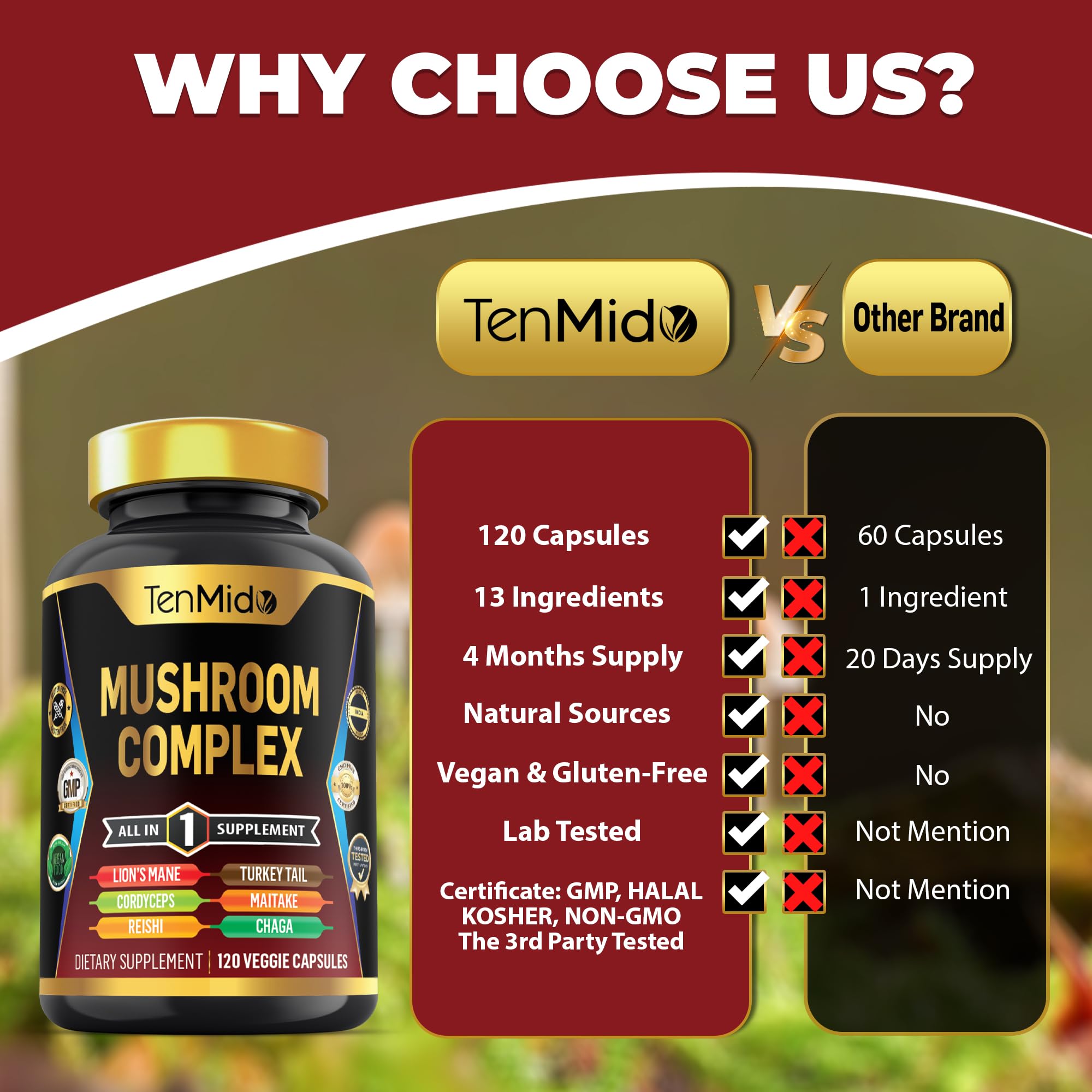 Herbal supplement for immune health