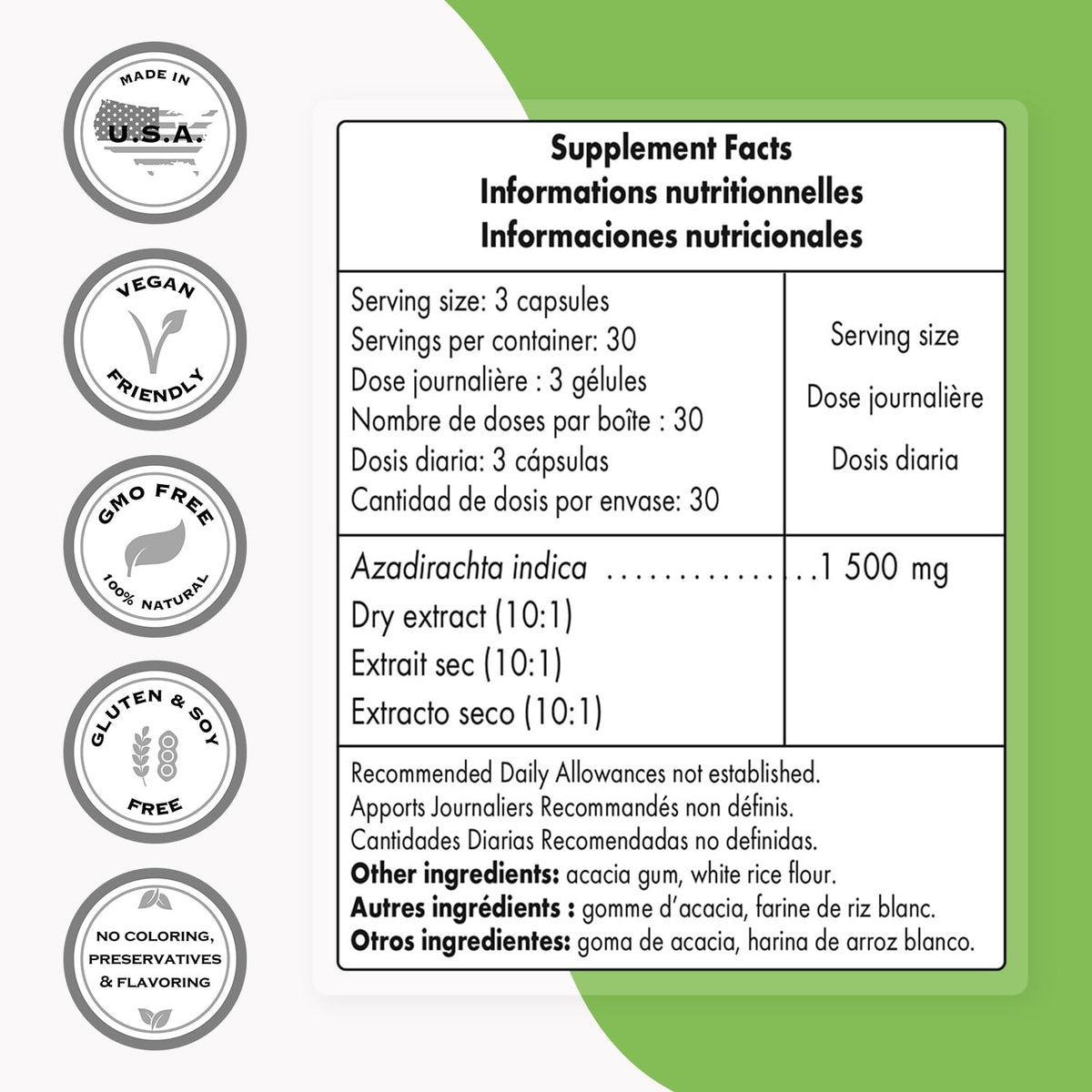 Herbal supplement for immune support