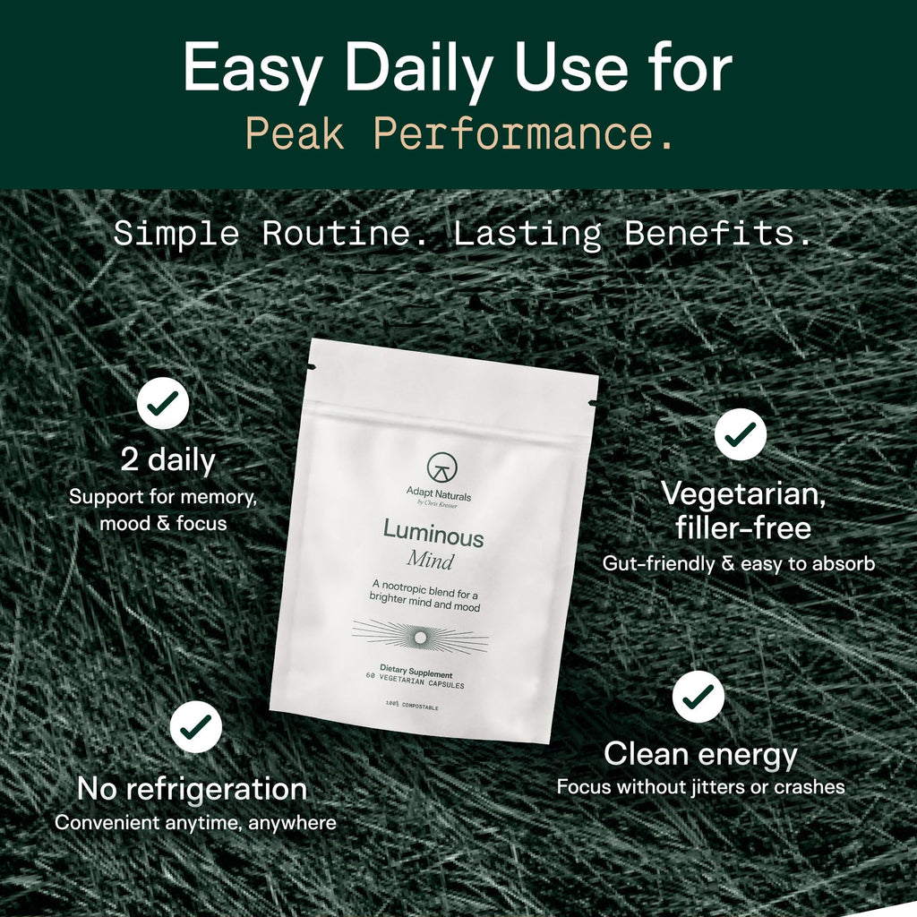 Herbal supplement for improved concentration