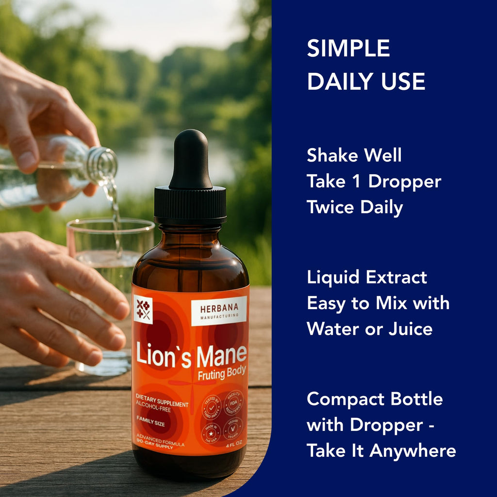 Herbal supplement for improved focus