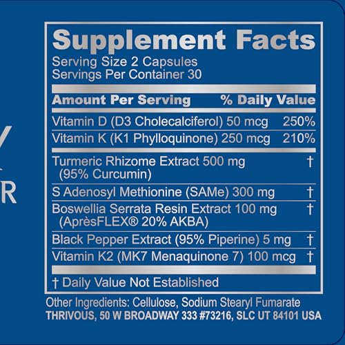 herbal supplement for joint comfort