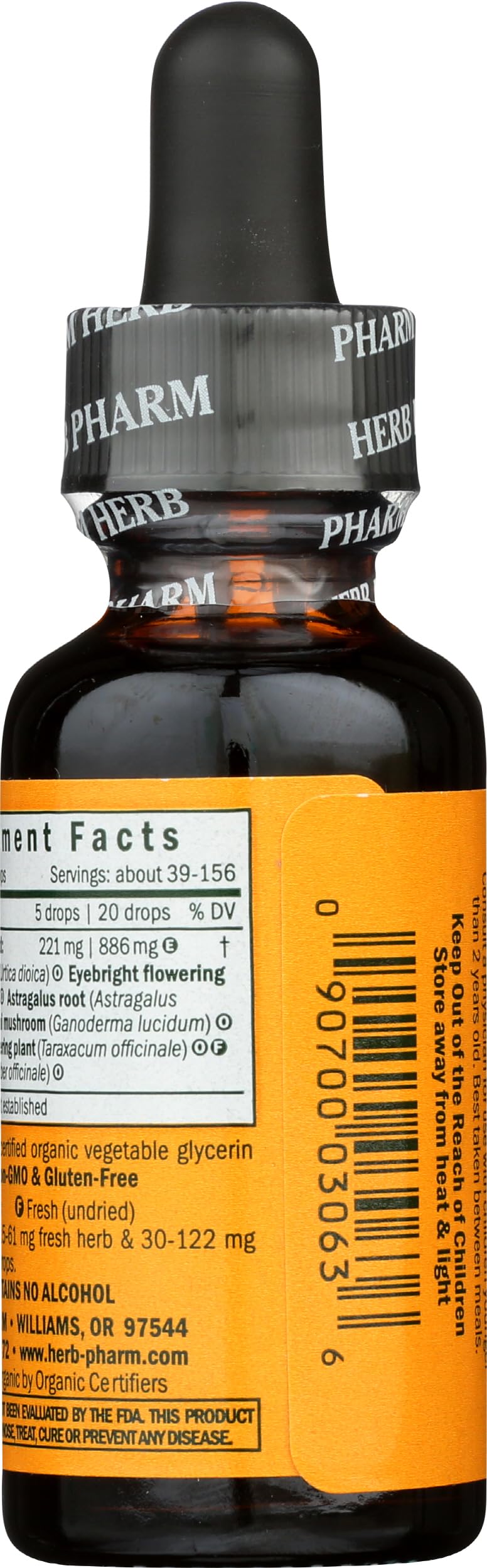 Herbal supplement for kids' immune support