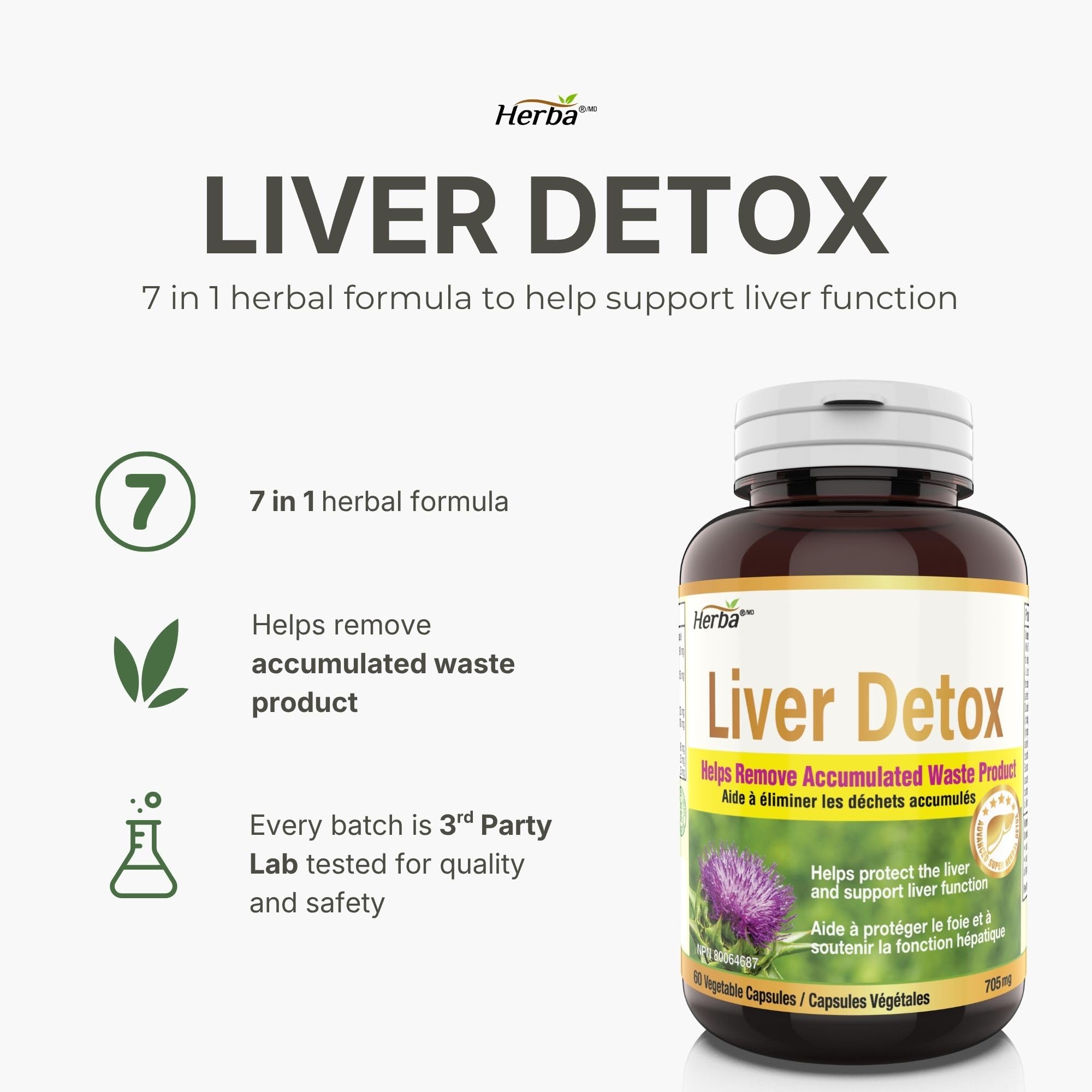 Herbal supplement for liver detox