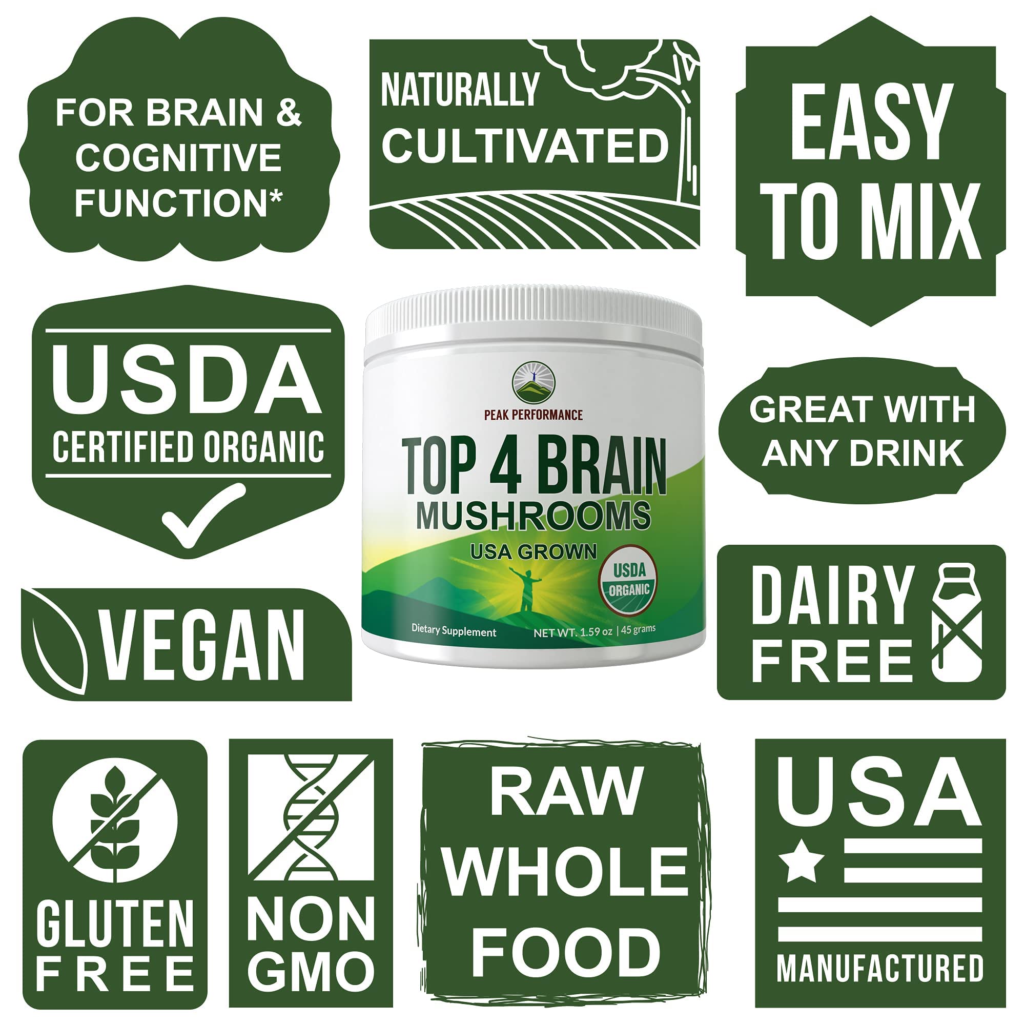 Herbal supplement for mental clarity