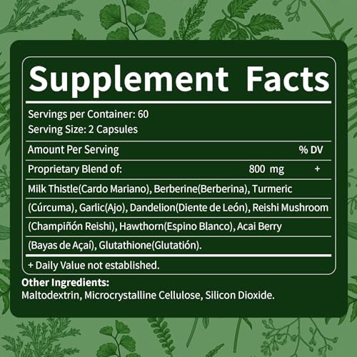 herbal supplement for optimal liver health