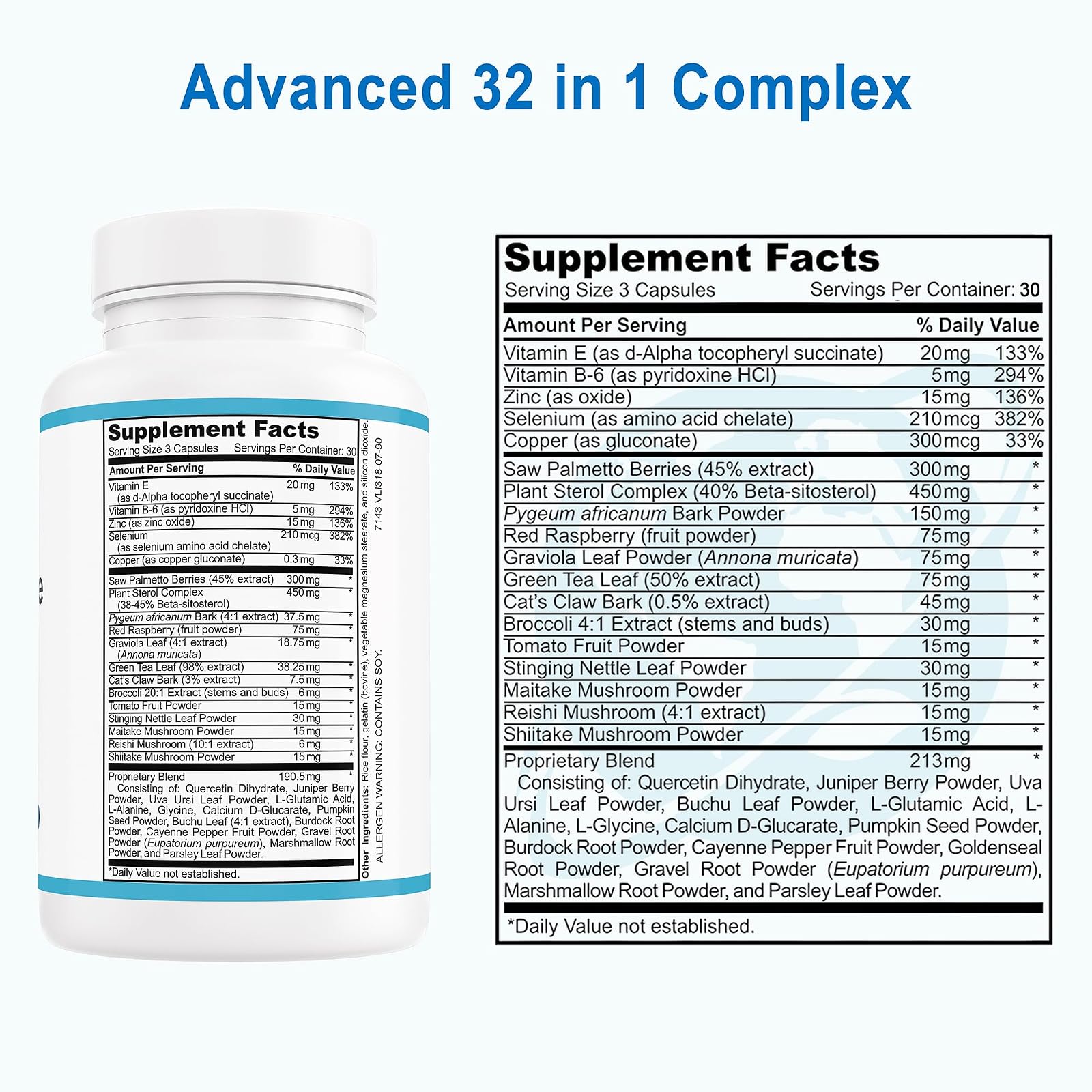 herbal supplement for prostate function