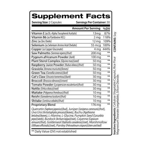 herbal supplement for prostate health