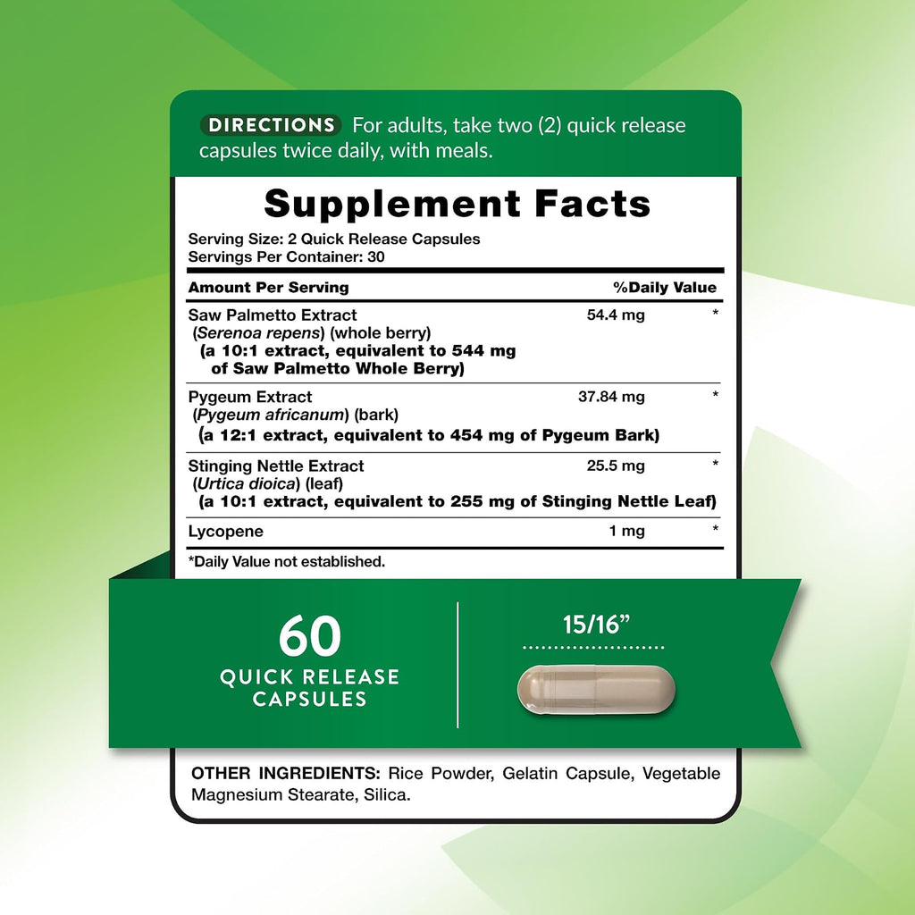 herbal supplement for prostate health