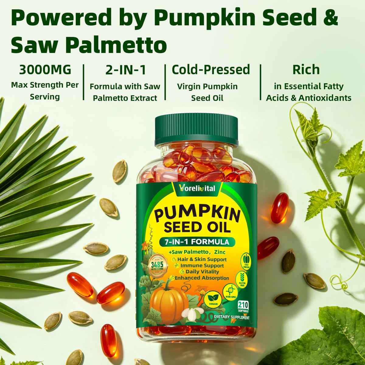 Herbal supplement for prostate support