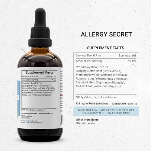 Herbal Supplement for Seasonal Allergies
