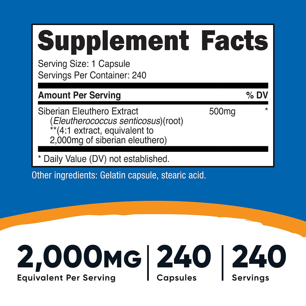 Herbal supplement for stress relief ginseng