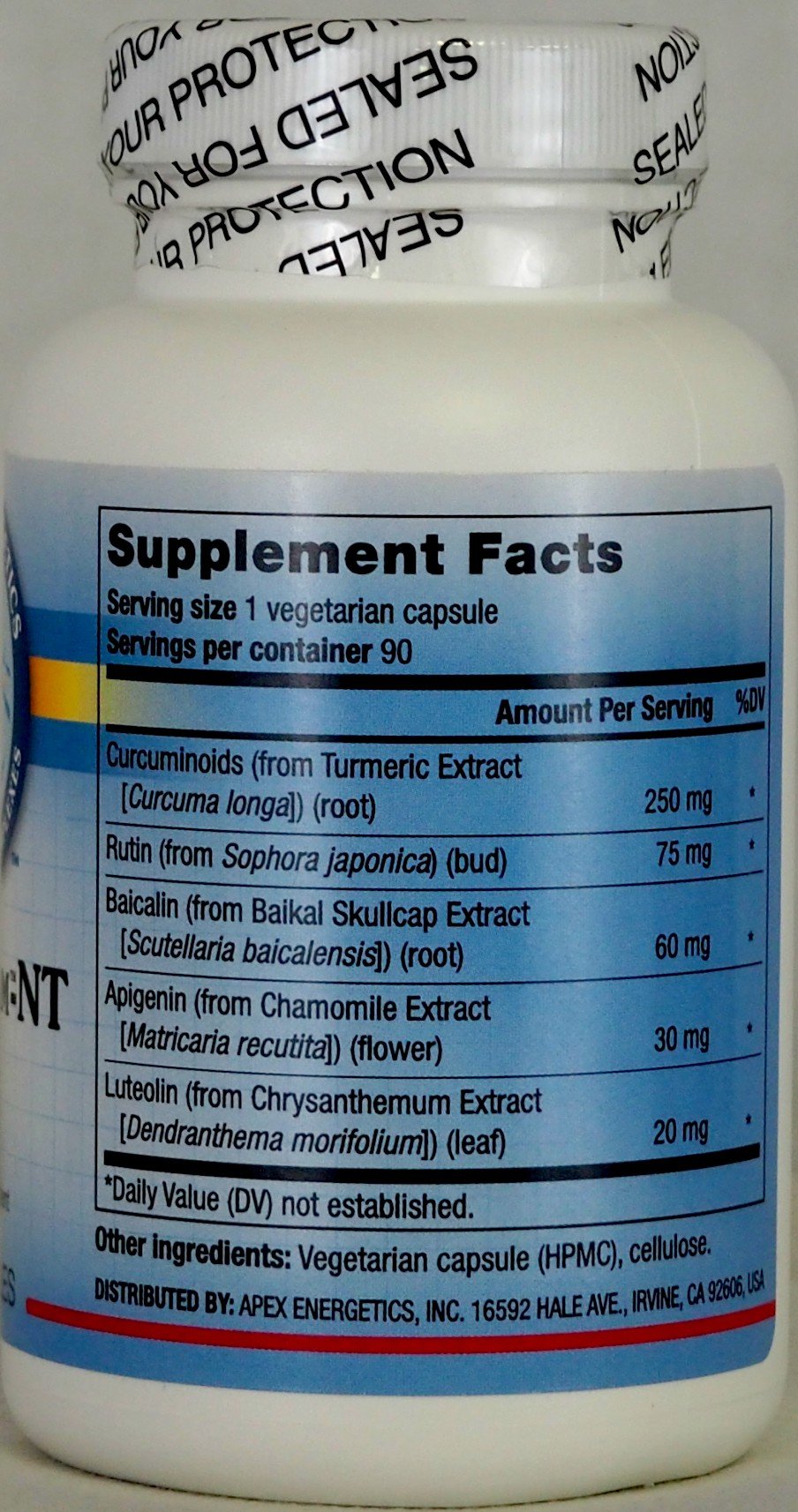 Herbal supplement for stress relief