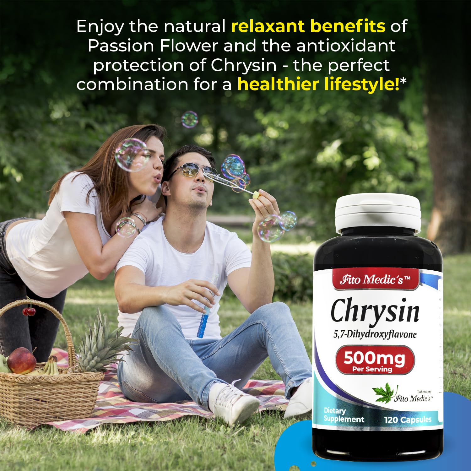 Herbal supplement for stress relief