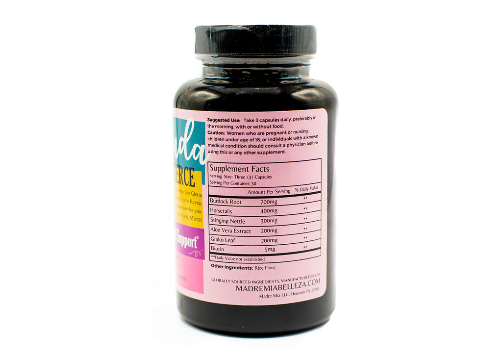 Herbal supplement for stronger hair