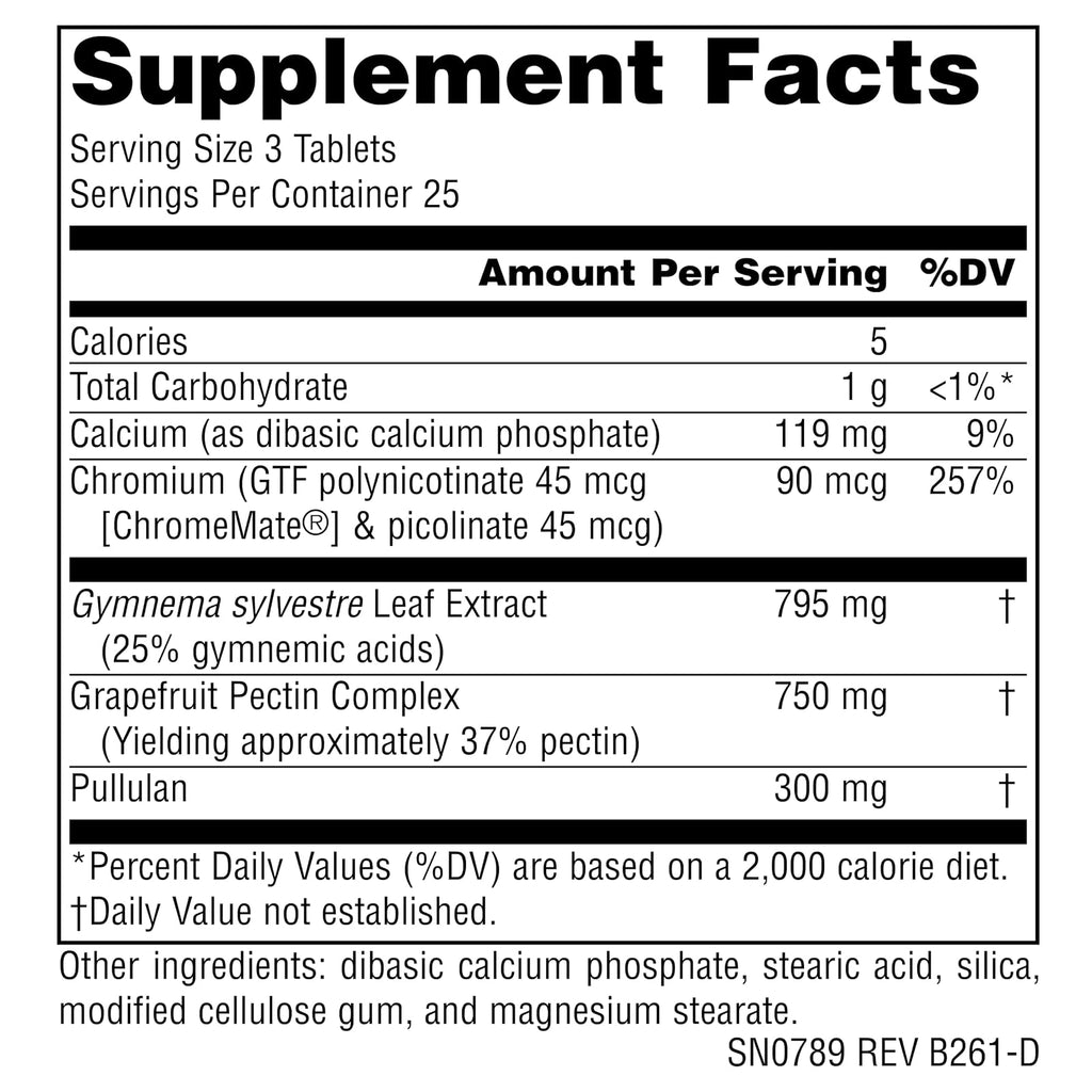 Herbal supplement for sugar cravings