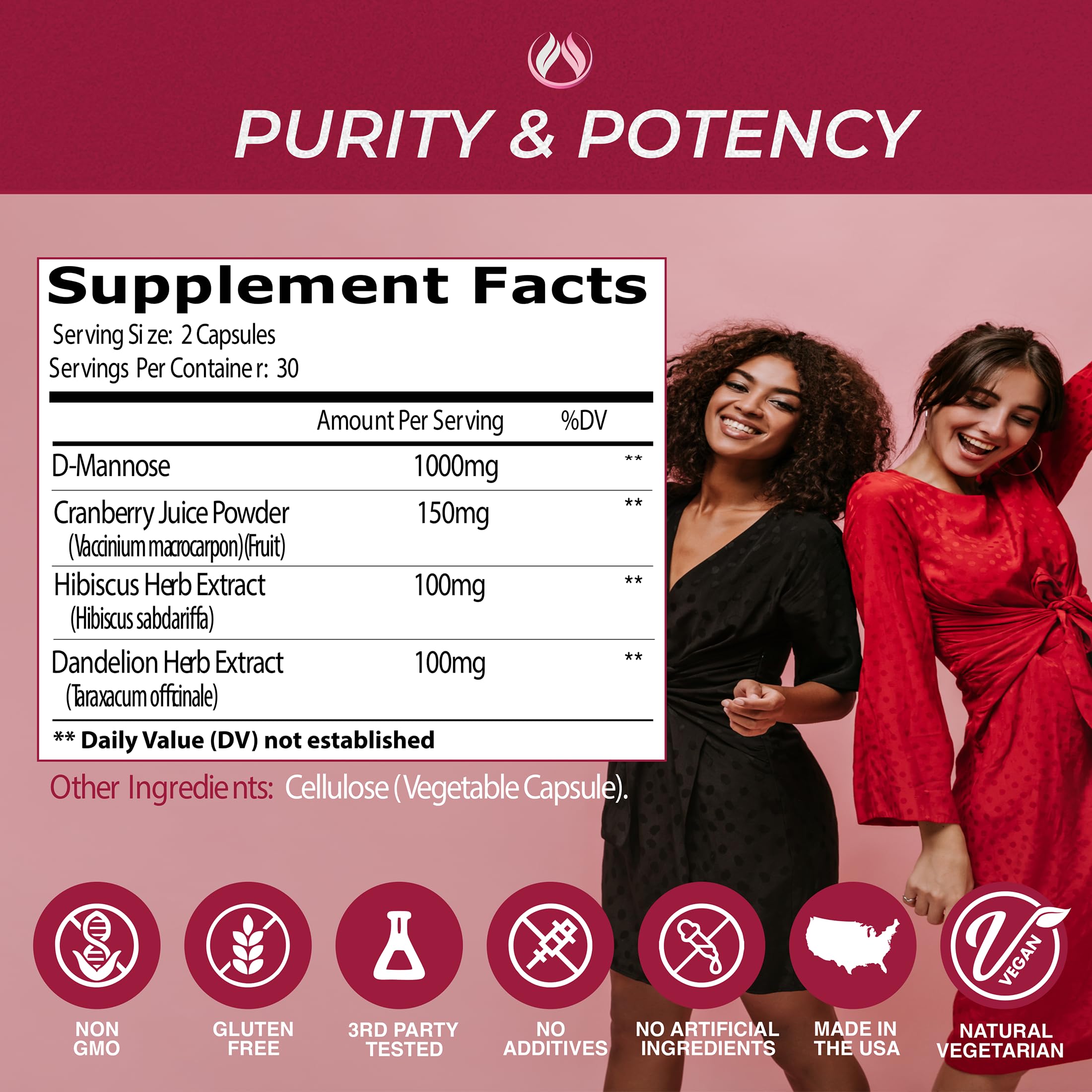 Herbal supplement for urinary tract wellness
