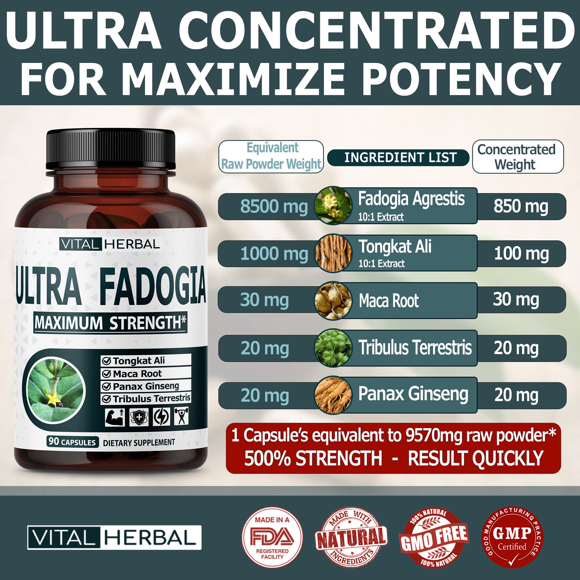 herbal supplement for vitality and strength
