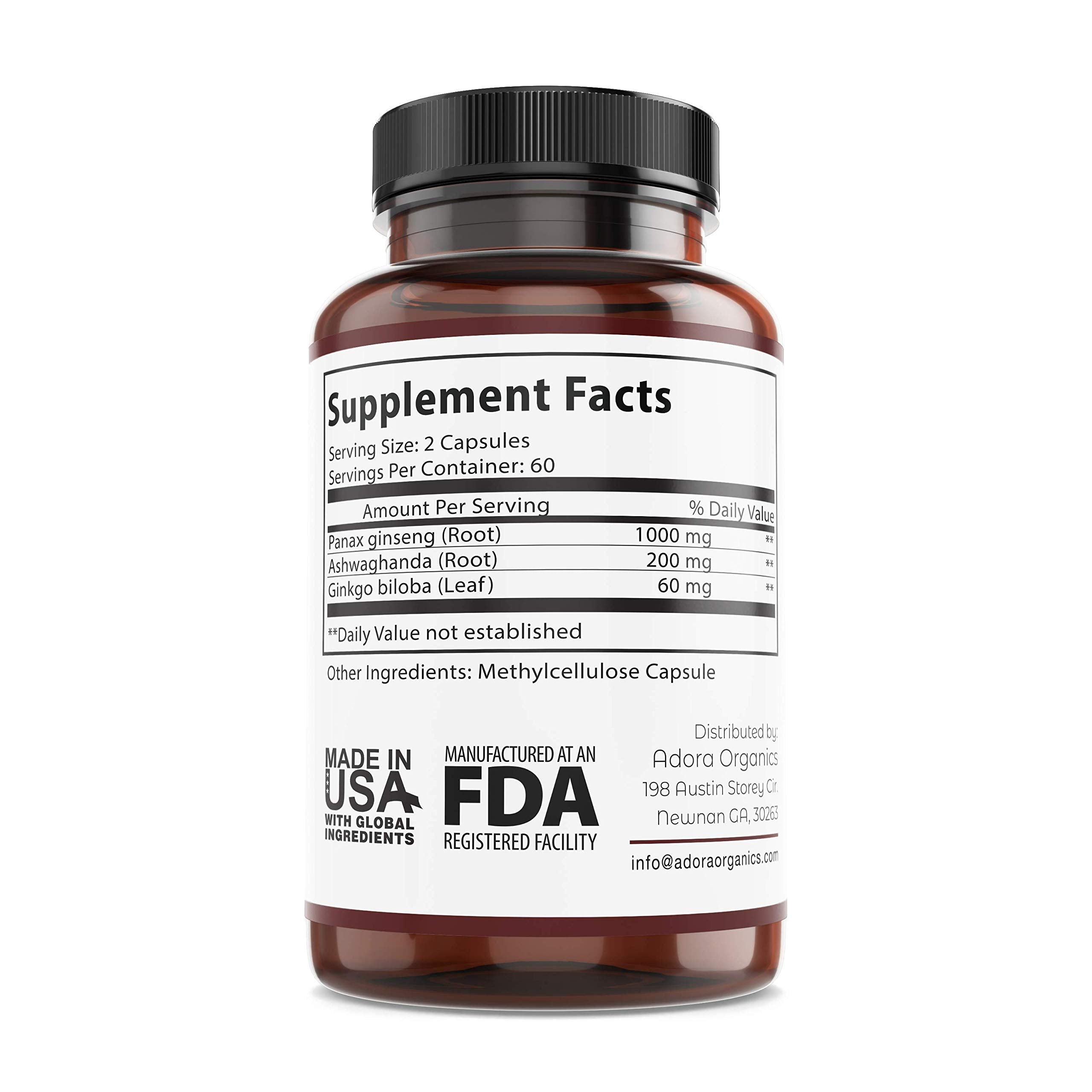 herbal supplement for vitality ginseng