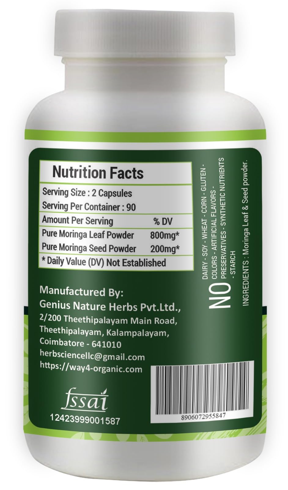Herbal supplement for vitality