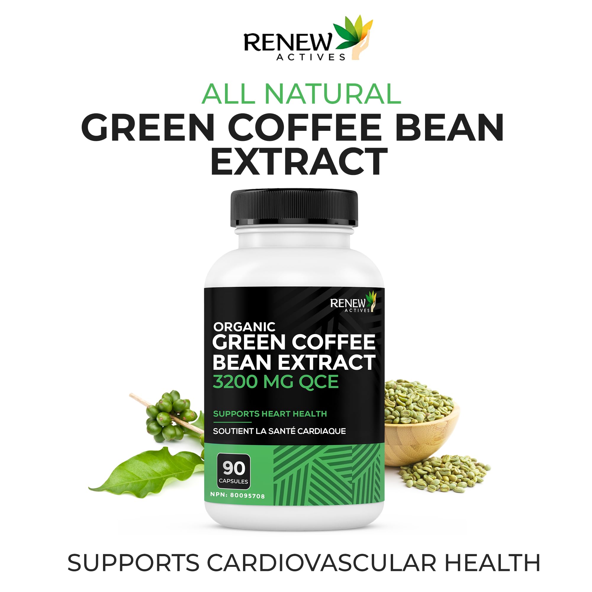 herbal supplement green coffee bean