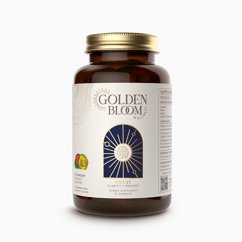 Herbal supplement gummies for brain health