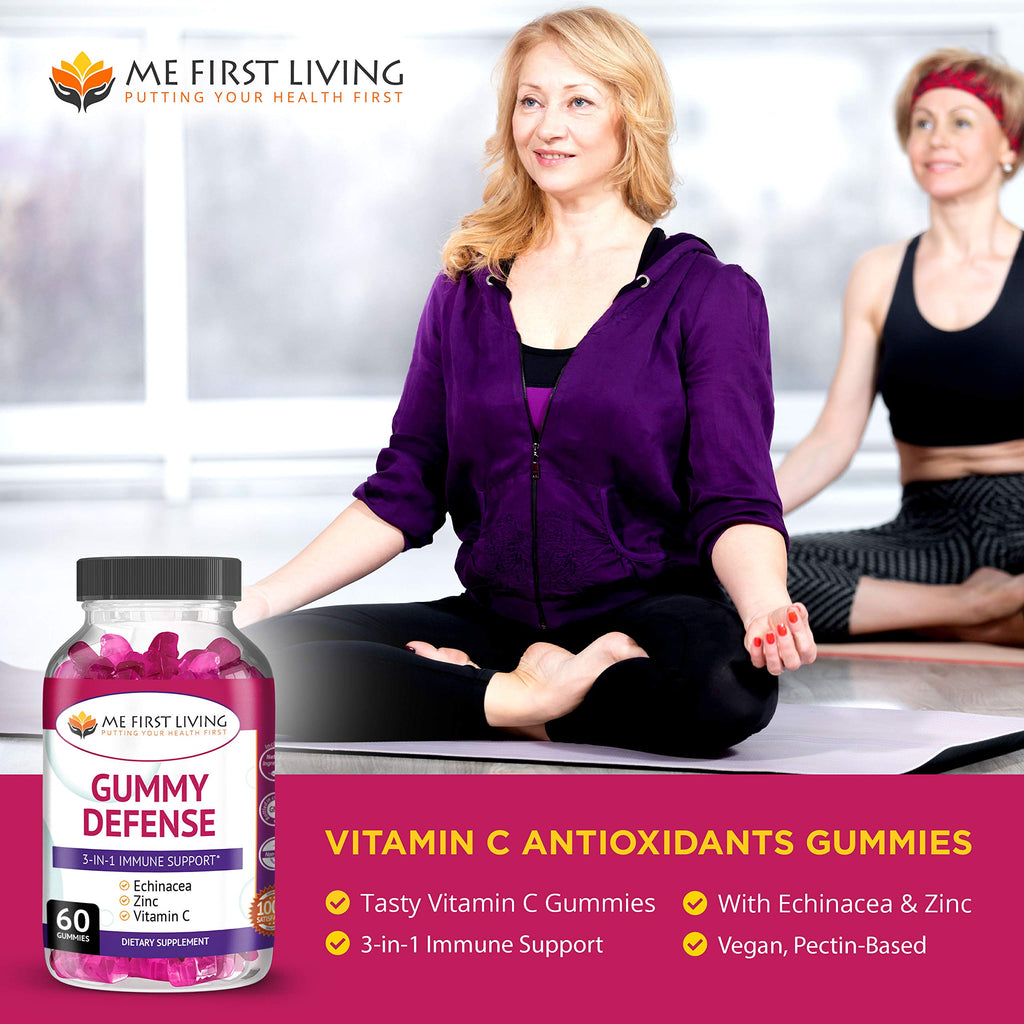 Herbal supplement gummies for immune defense
