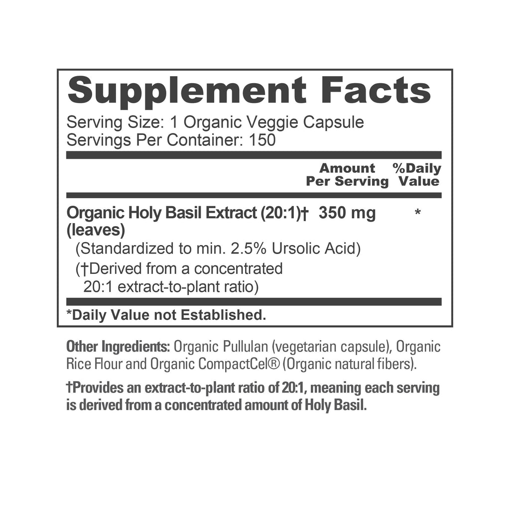 herbal supplement holy basil for immune support